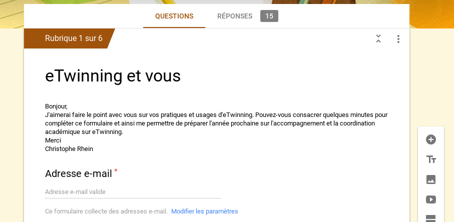 Créer un formulaire avec Google Forms [Journée d'information ...